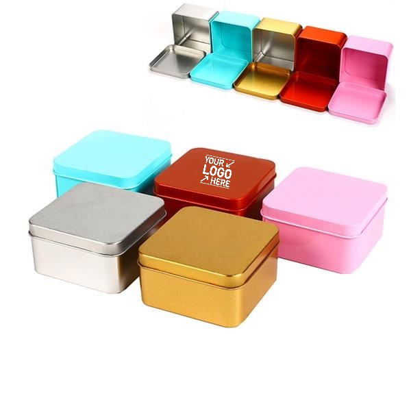 Square Tinplate Packing Box Containers,Storage & Organization